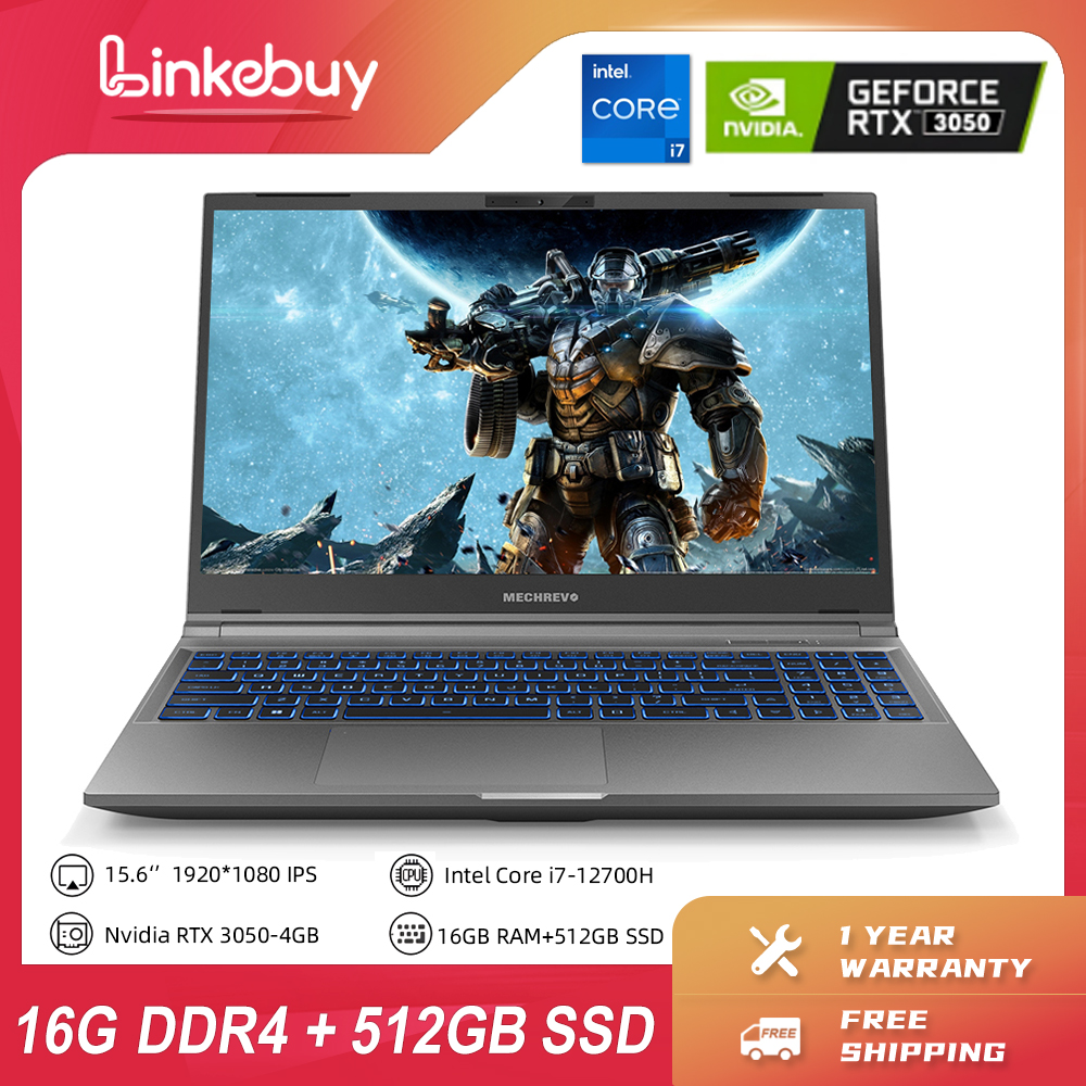 Gaming laptop Intel Core i7-12700H,RTX 3050 WIFI 6 144Hz 16GB +512GB ...
