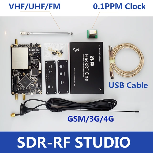 HackRF One usb platform reception of signals RTL SDR Software Defined Radio 1MHz to 6GHz ...