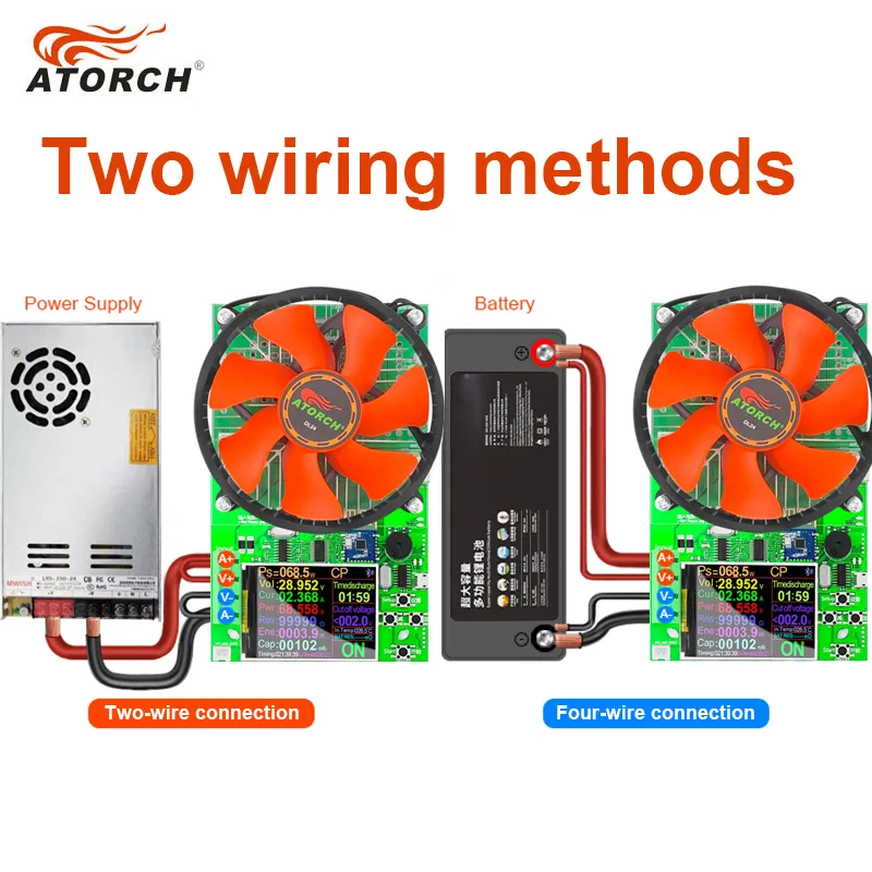 150W 20A Battery Capacity 4-wire Tester DC USB Tester Electronic Load ...