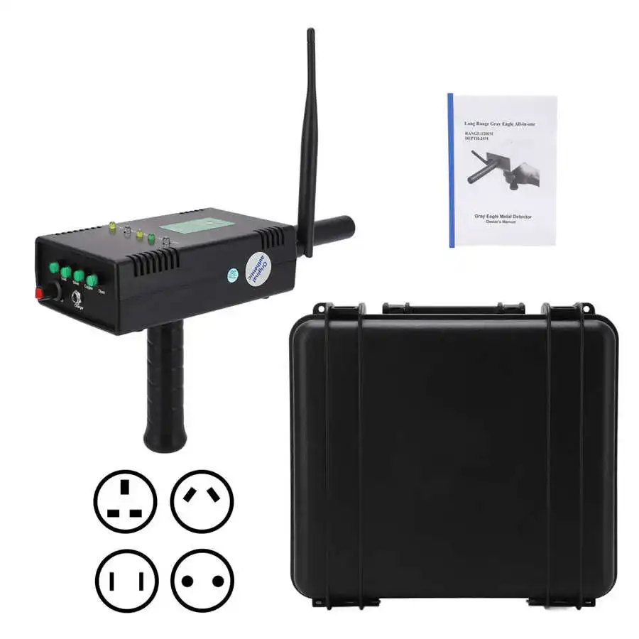 AC 100‑240V Metal Detector Long Range Handheld Metal Finder High ...